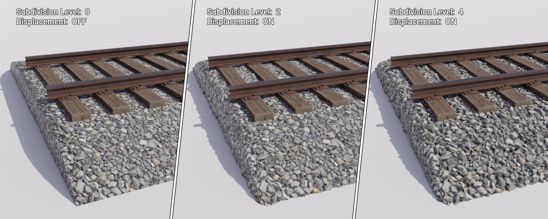 3D Railroad Track - Standard Guage 1435 Mm - TurboSquid 2021144