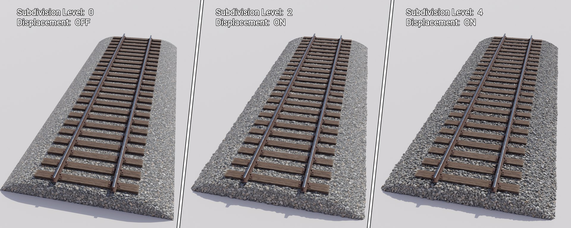 3D Railroad Track - Standard Guage 1435 Mm - TurboSquid 2021144