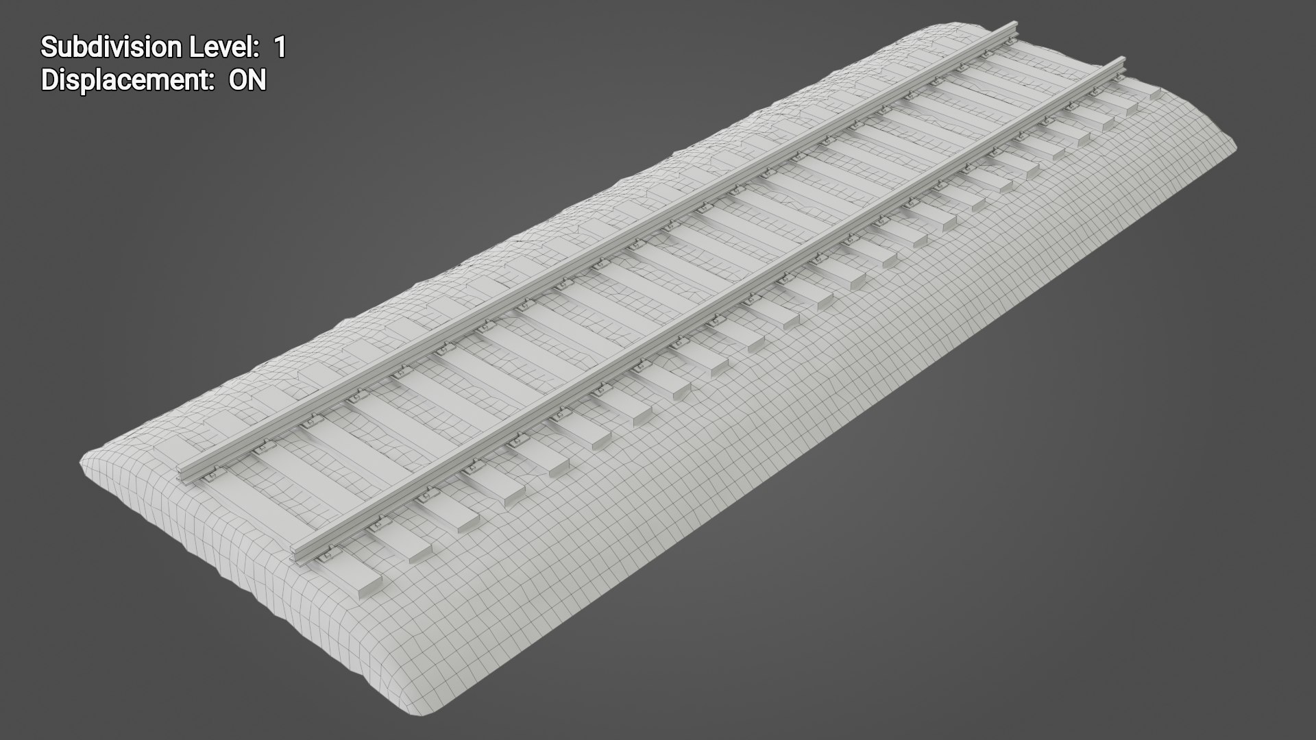 3D Railroad Track - Standard Guage 1435 Mm - TurboSquid 2021144