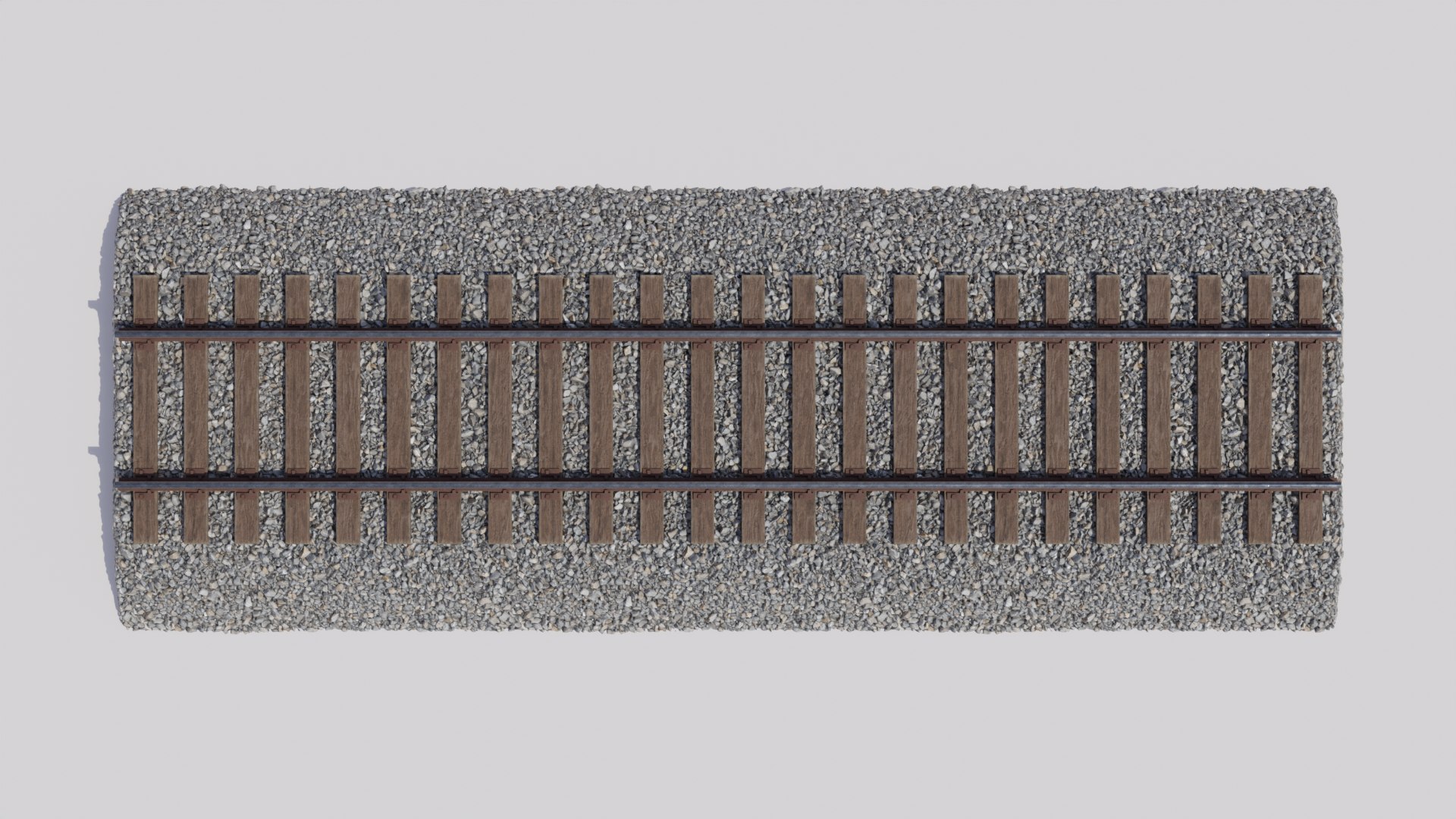 3D Railroad Track - Standard Guage 1435 Mm - TurboSquid 2021144