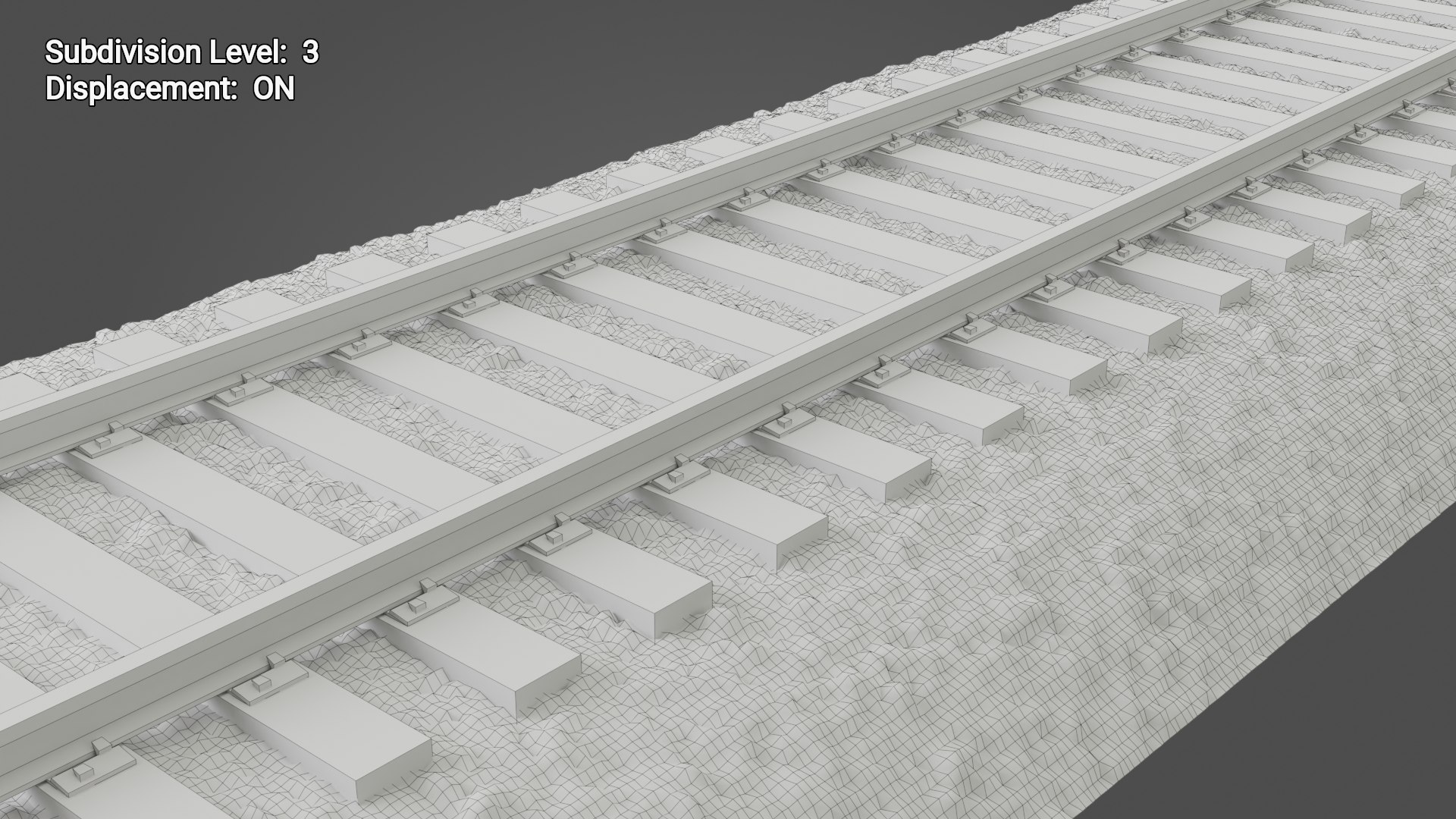 3D Railroad Track - Standard Guage 1435 Mm - TurboSquid 2021144