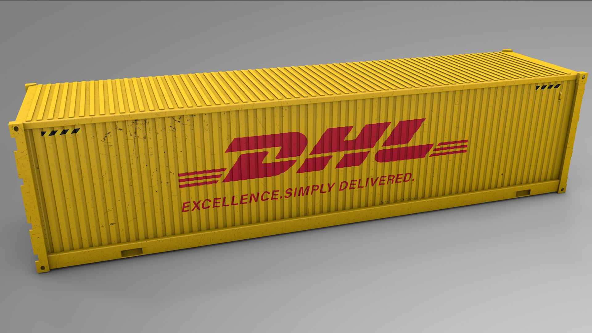 Dhl cargo container l720 3D model - TurboSquid 1563478