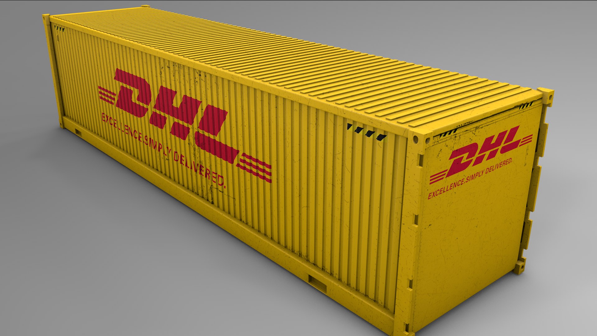 Dhl cargo container l720 3D model - TurboSquid 1563478