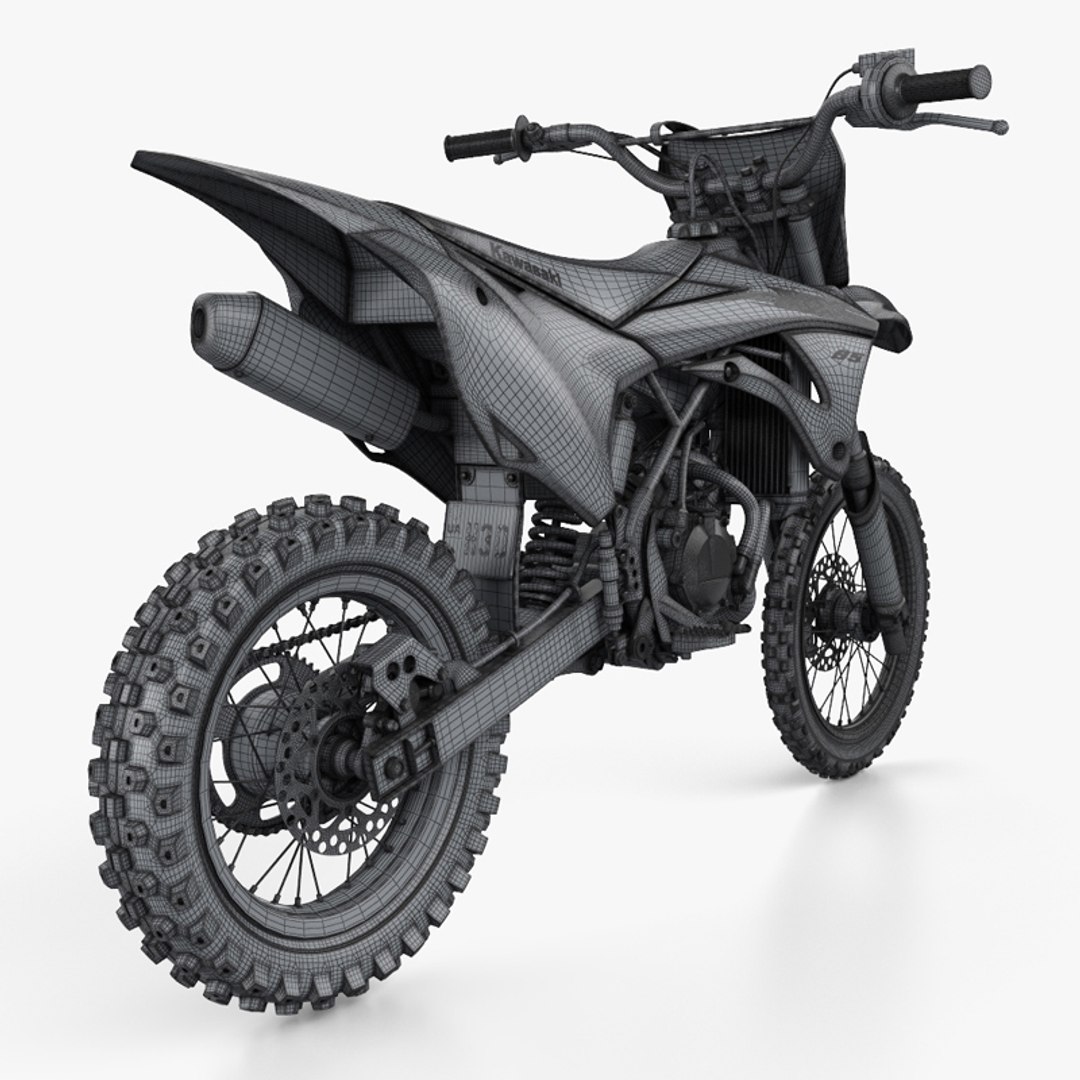 3D kawasaki kx 85 - TurboSquid 1597374