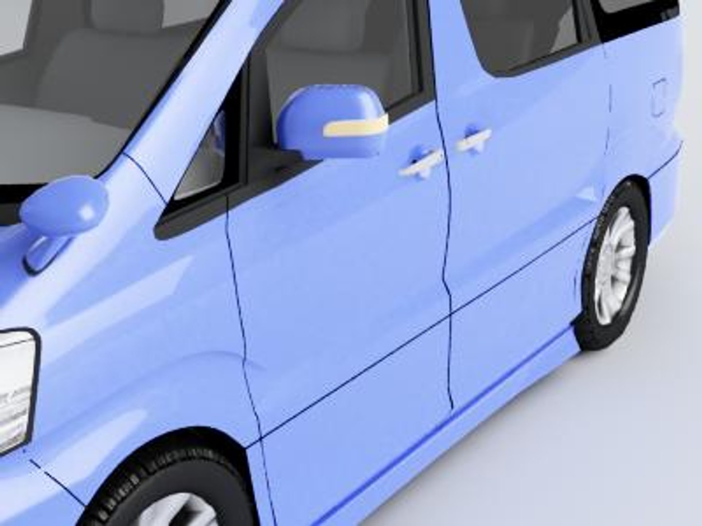 3d toyota alphard v model