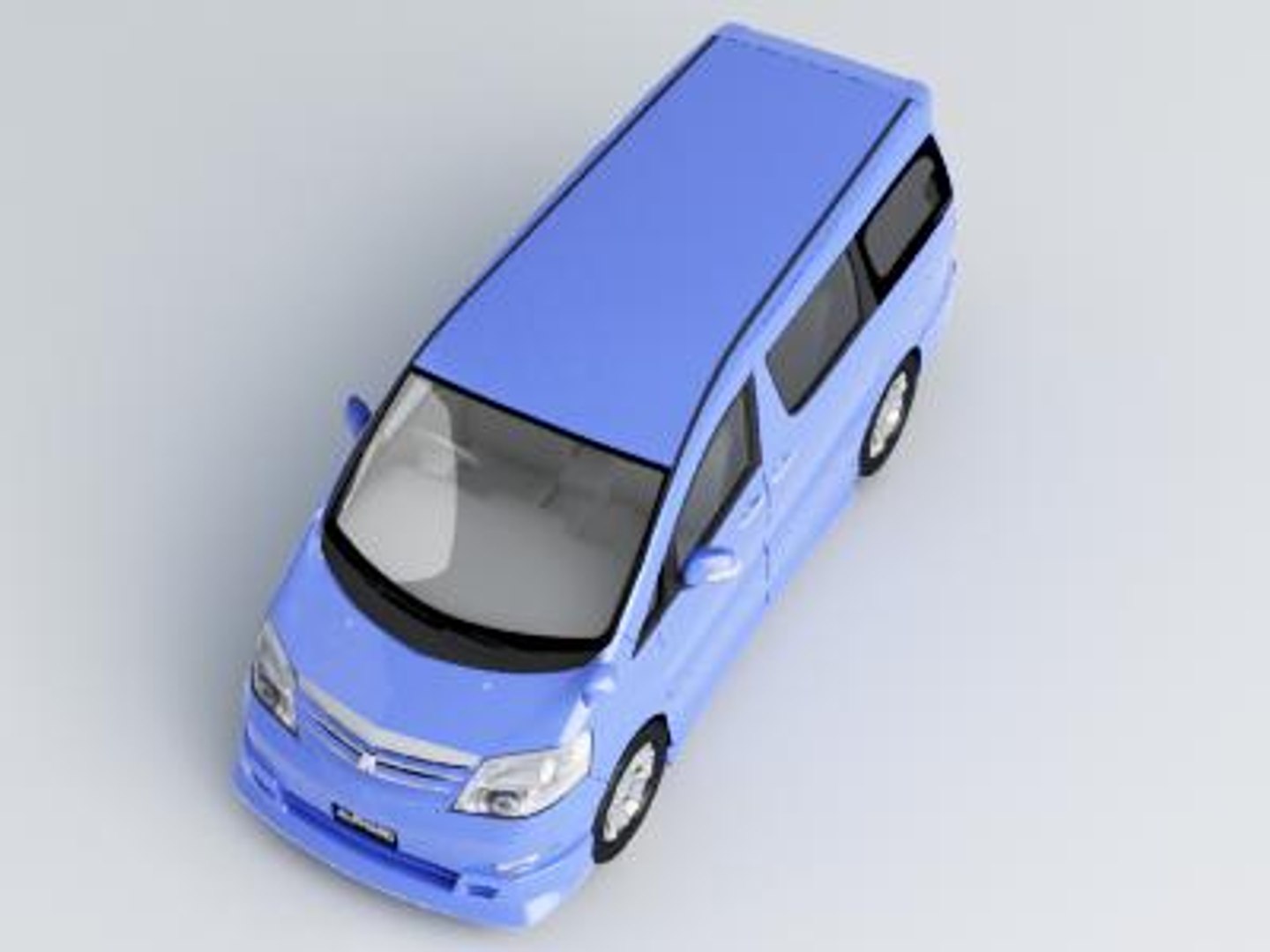 3d toyota alphard v model