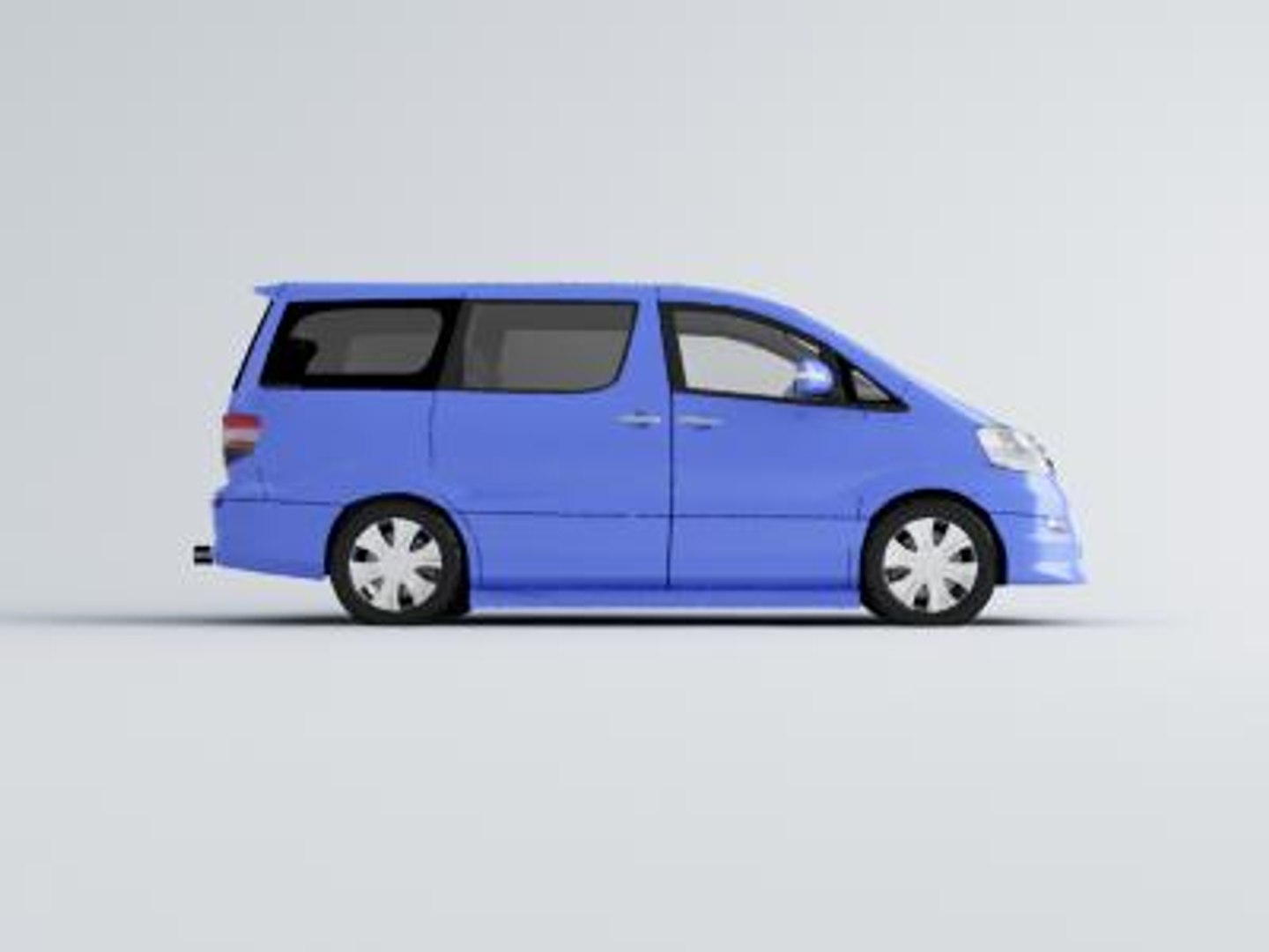 3d toyota alphard v model