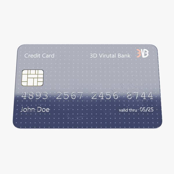 Credit Card 3D Models for Download | TurboSquid