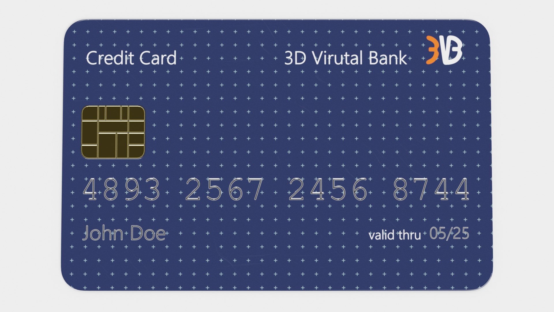3D credit card 3 - TurboSquid 1571981