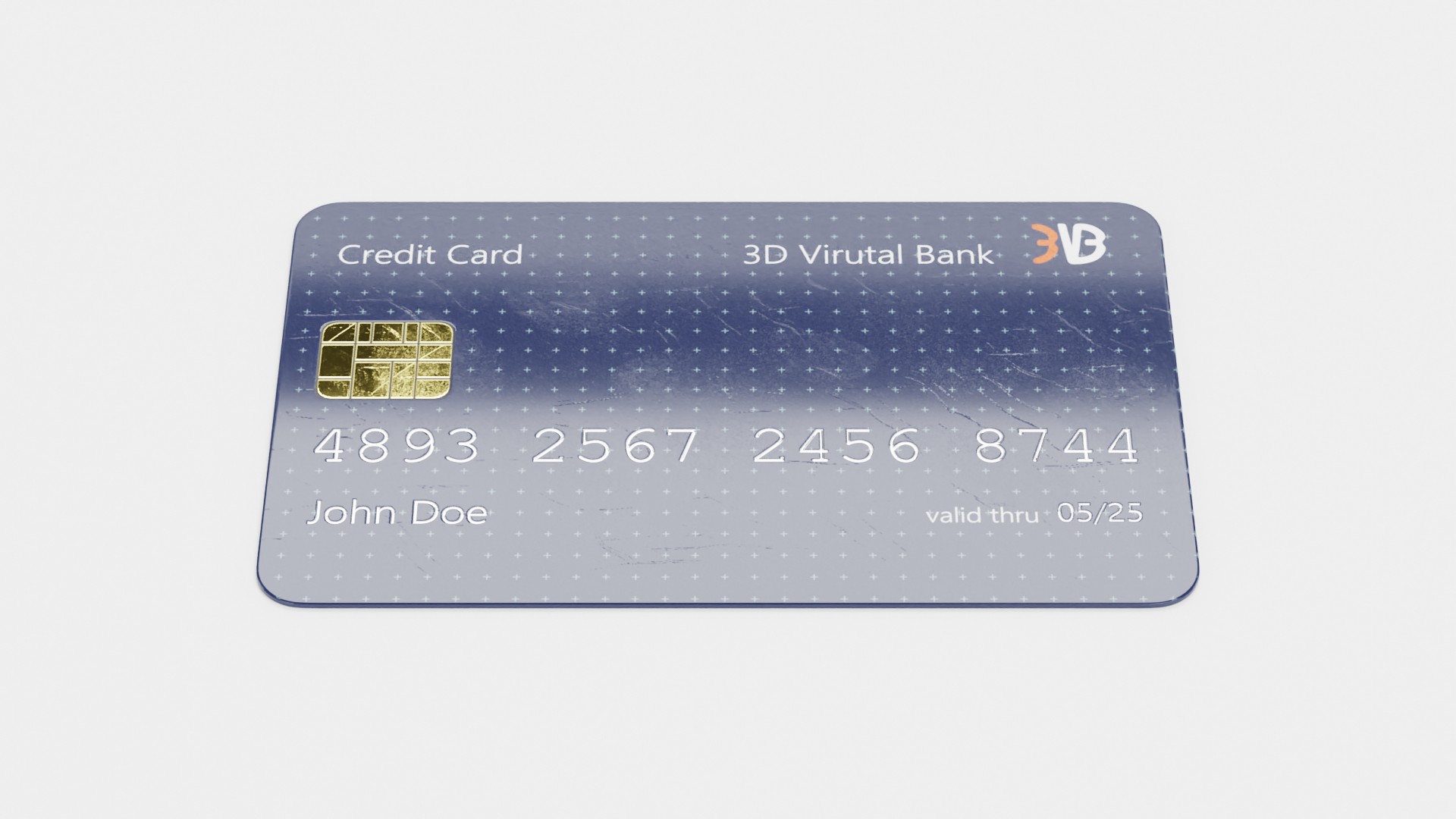 3D credit card 3 - TurboSquid 1571981