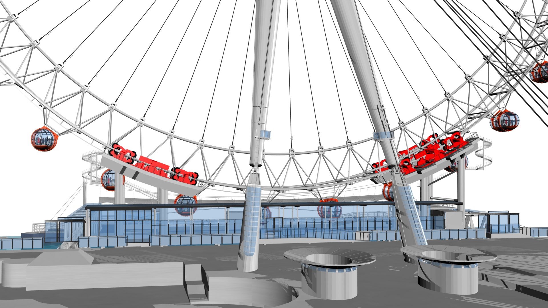 London Eye Model - TurboSquid 1456664