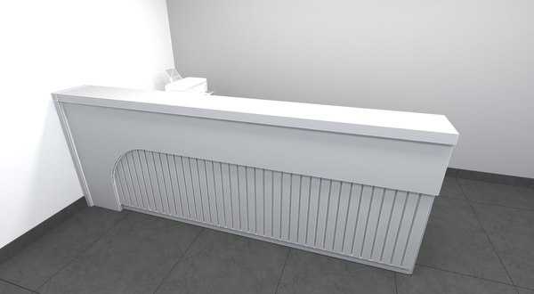 modelo 3d office counter - TurboSquid 2061620