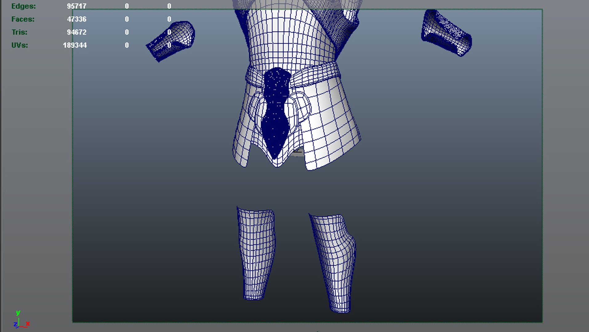 Trojan Warrior Armor 3d Obj