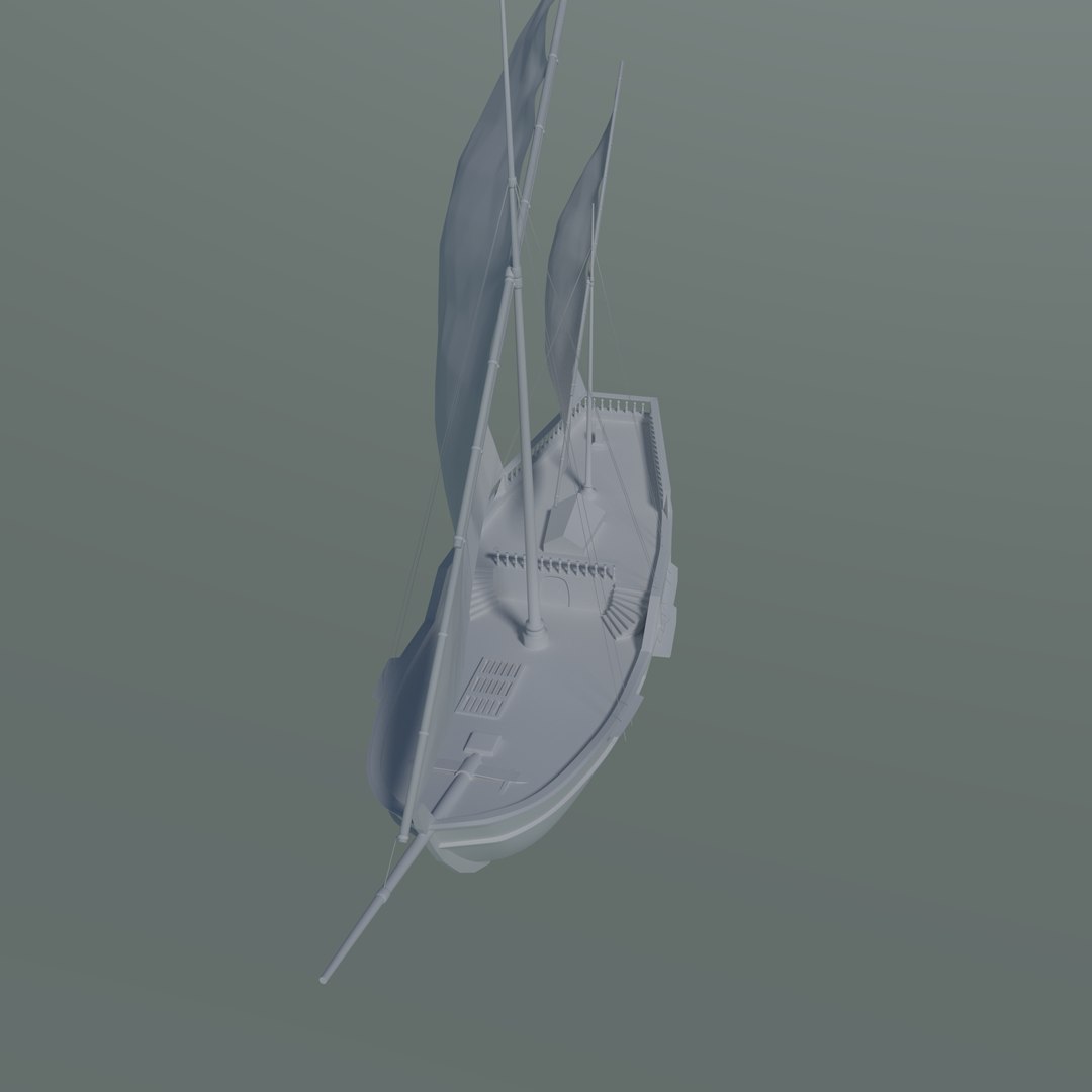 3d Model Of Caravel Ship