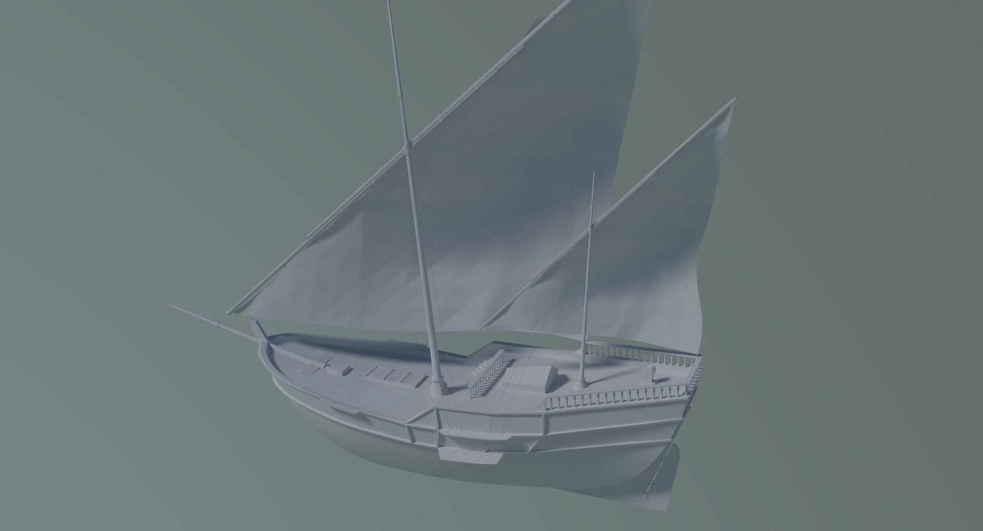 3d Model Of Caravel Ship