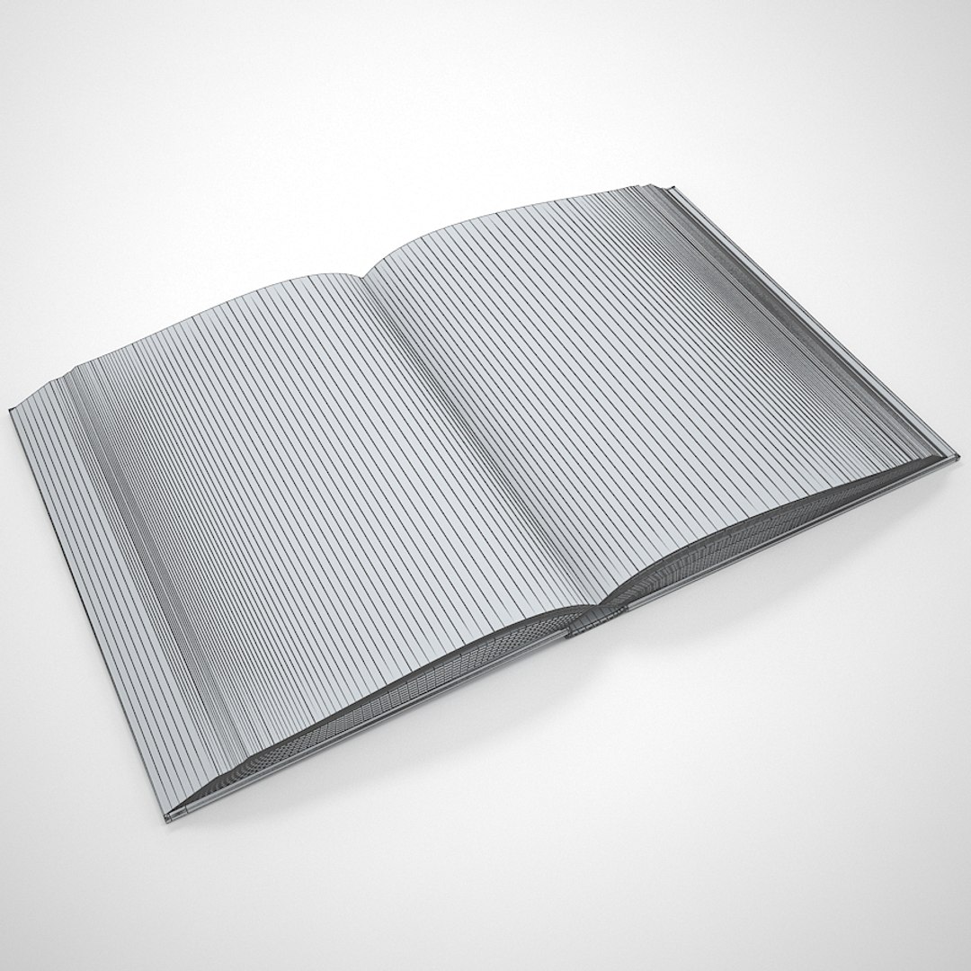 3d Open Book