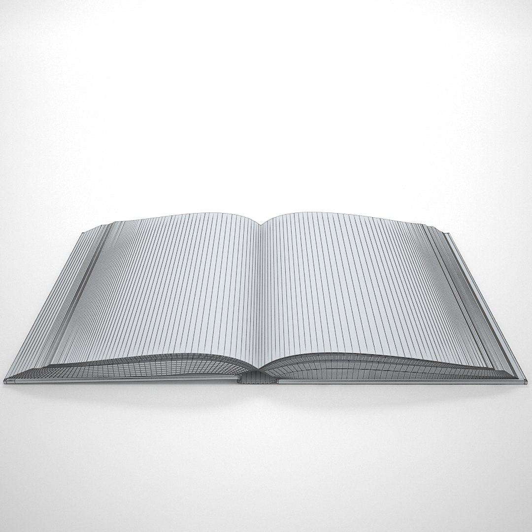 3d Open Book