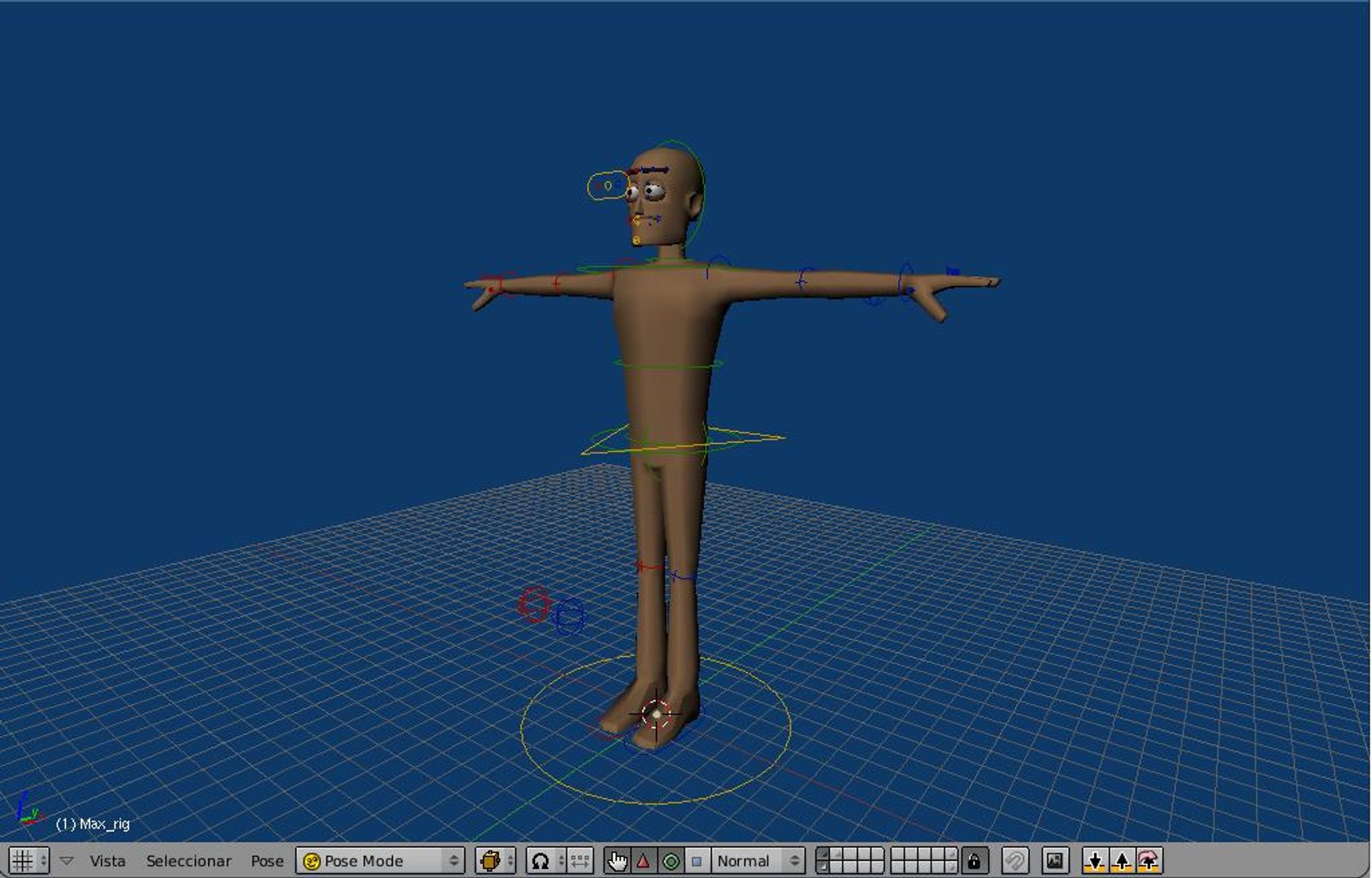 Free Blend Mode Rig Blender Simple