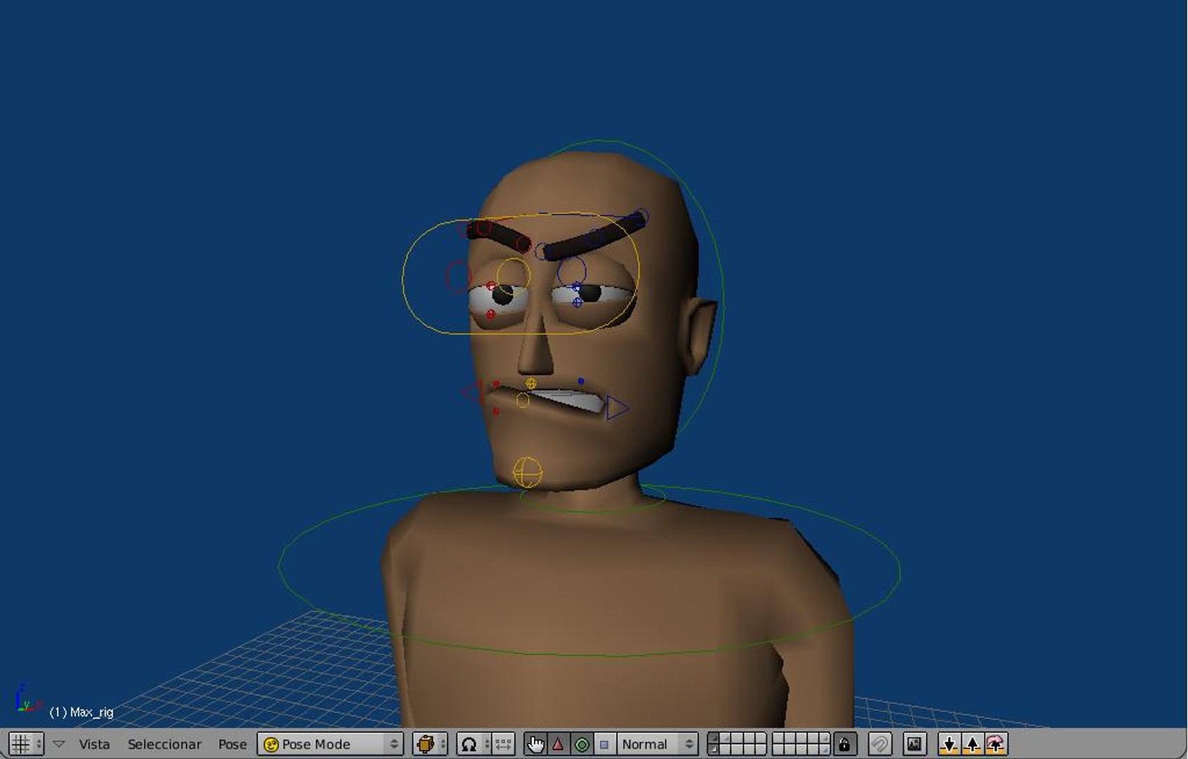Free Blend Mode Rig Blender Simple