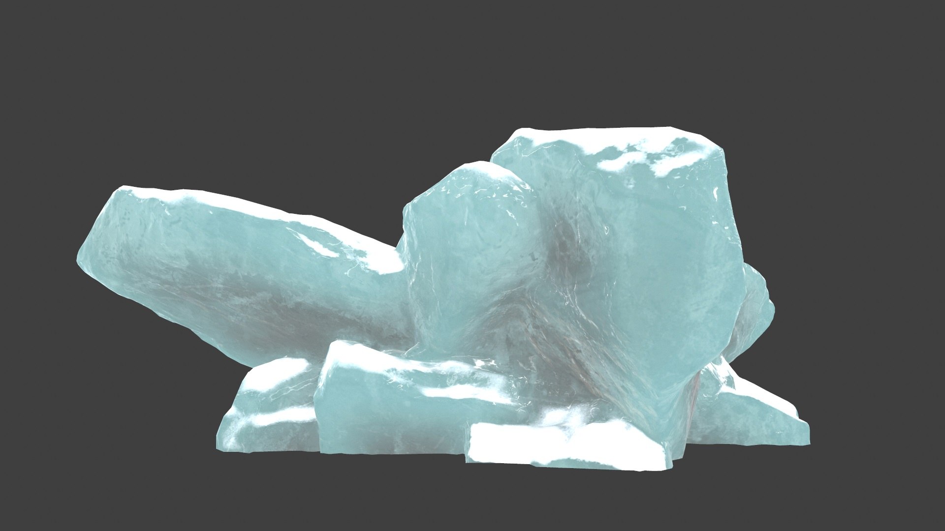 3D Ice Rocks Model - TurboSquid 1244755