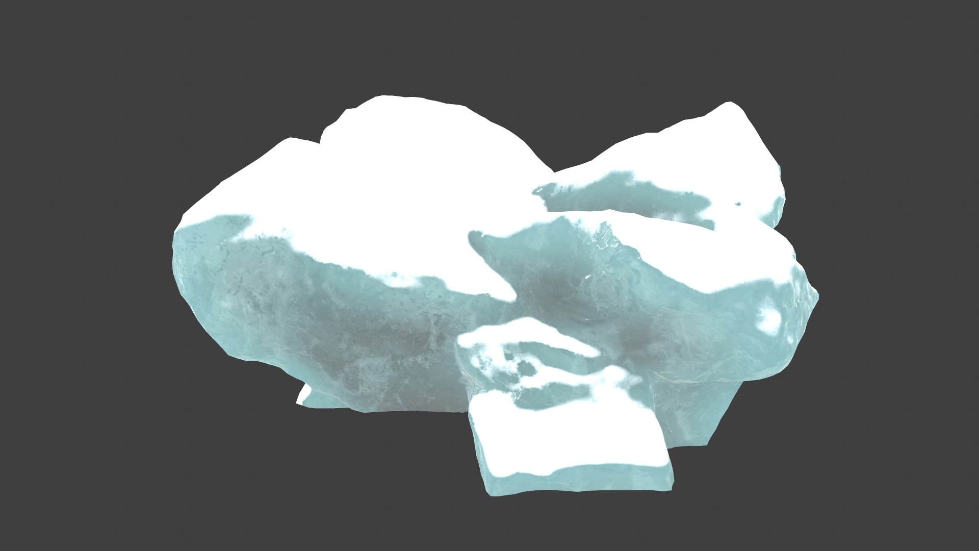 3D Ice Rocks Model - TurboSquid 1244755