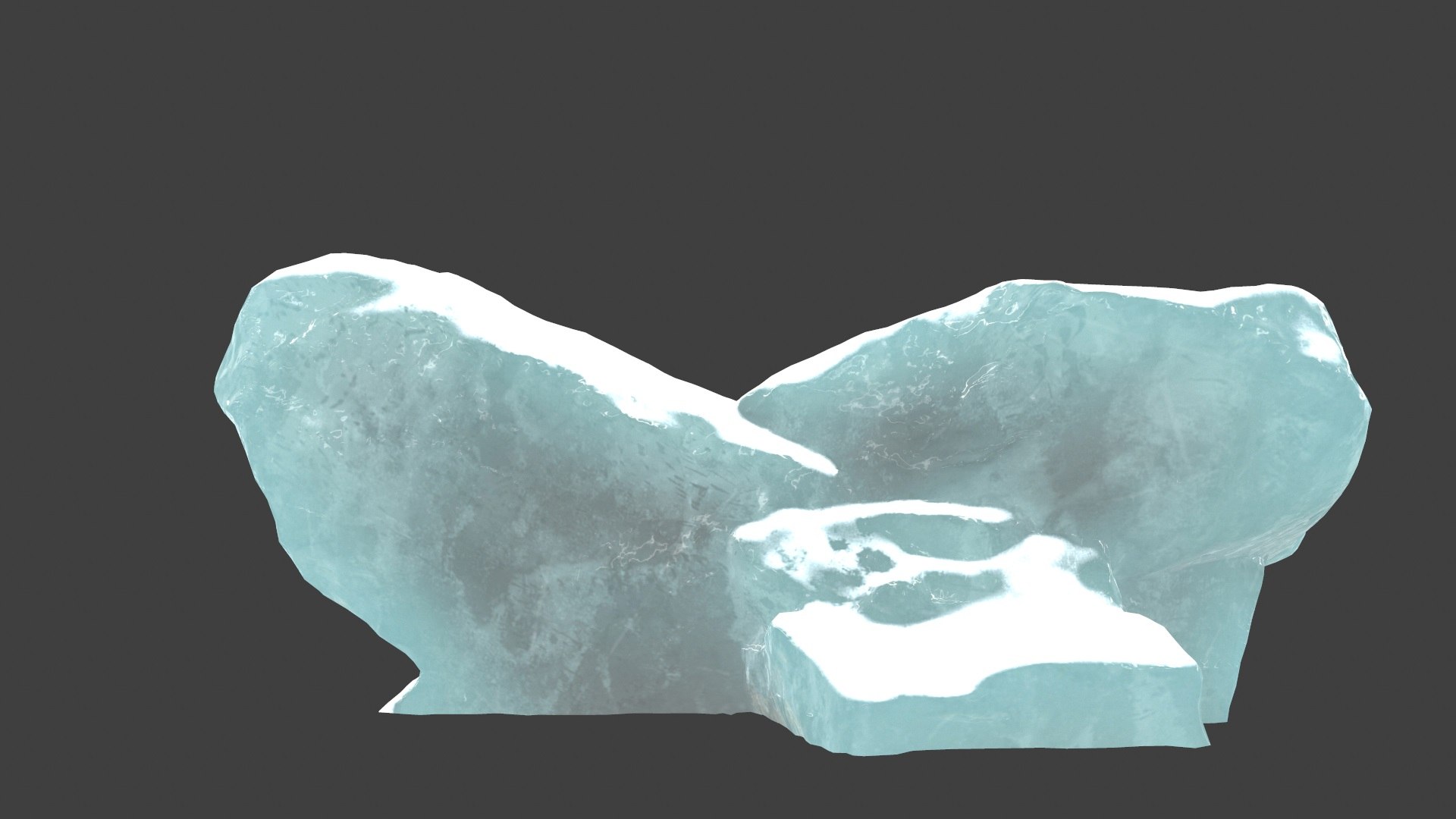 3D Ice Rocks Model - TurboSquid 1244755