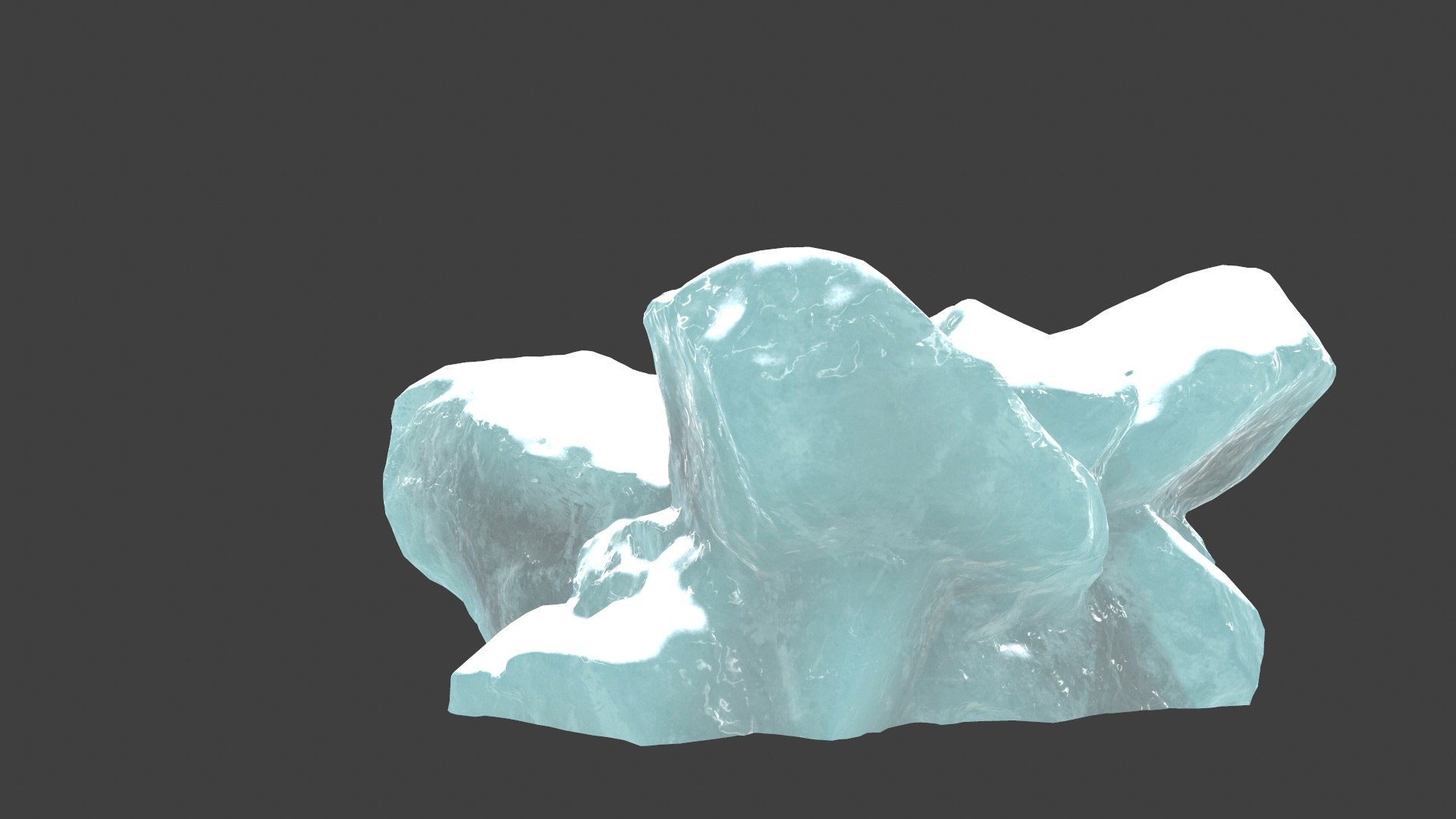 3D Ice Rocks Model - TurboSquid 1244755