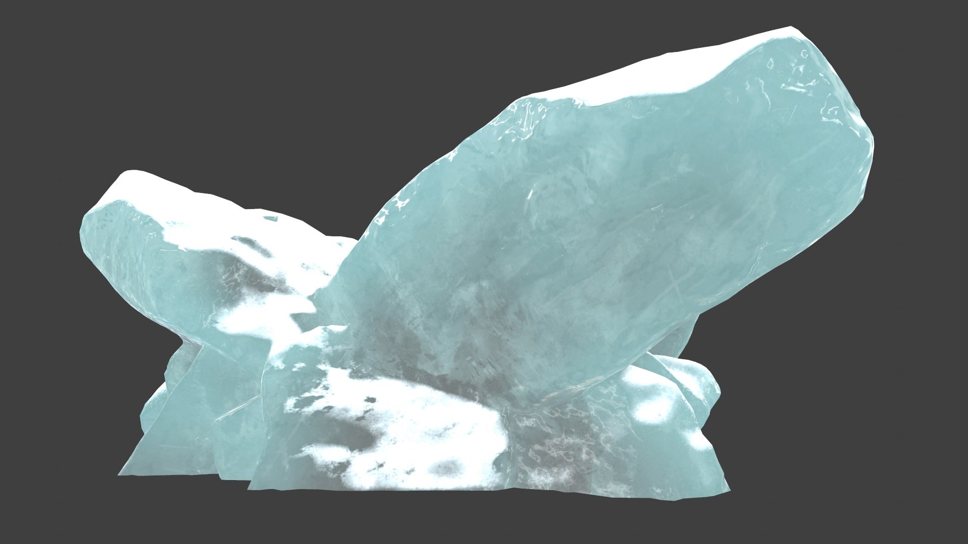3D Ice Rocks Model - TurboSquid 1244755