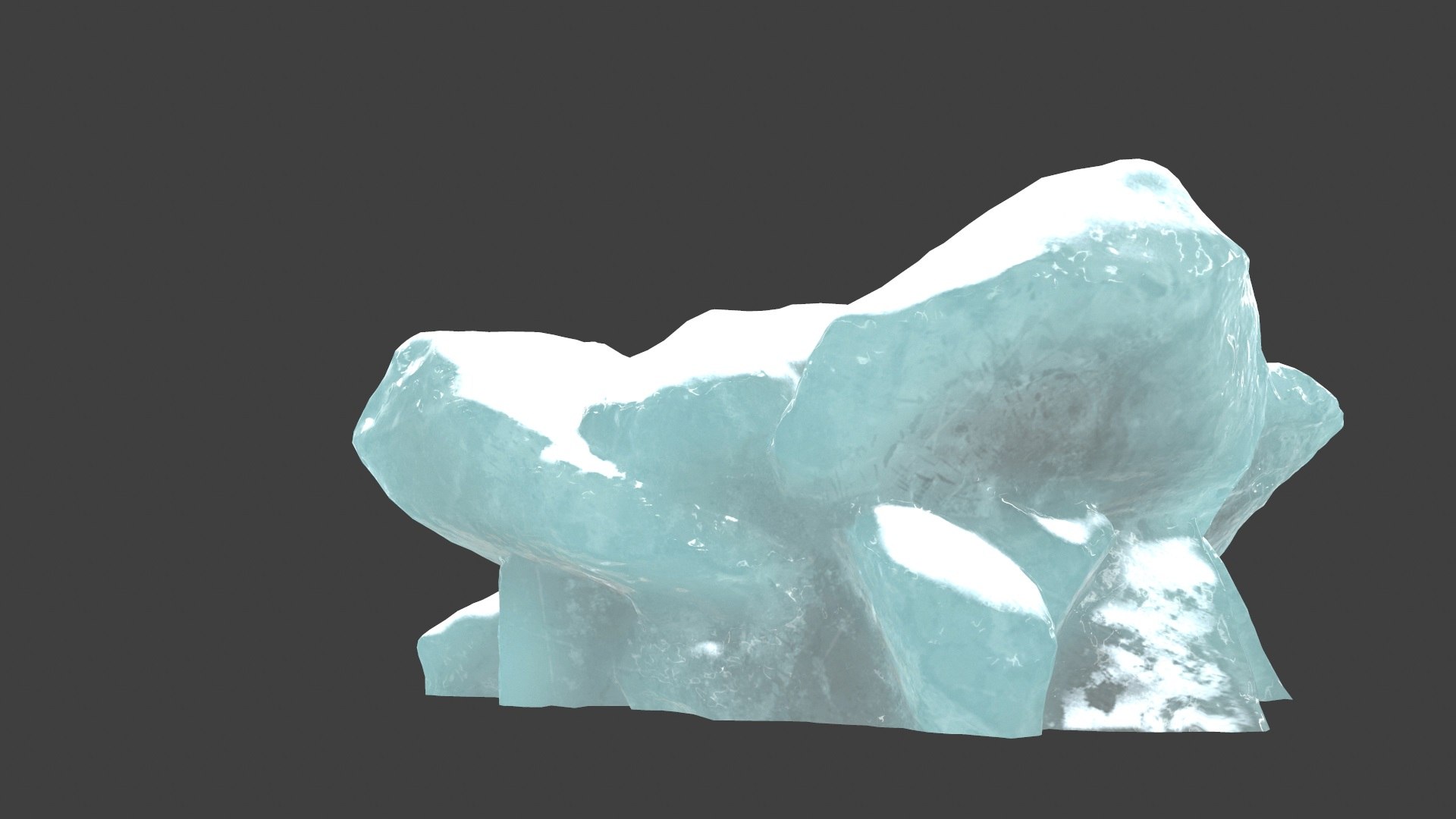 3D Ice Rocks Model - TurboSquid 1244755