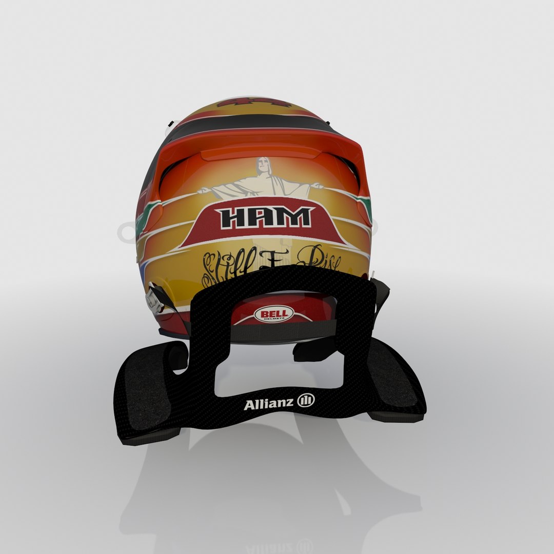 3D Model Lewis Hamilton Helmet 2017 | 1145851 | TurboSquid
