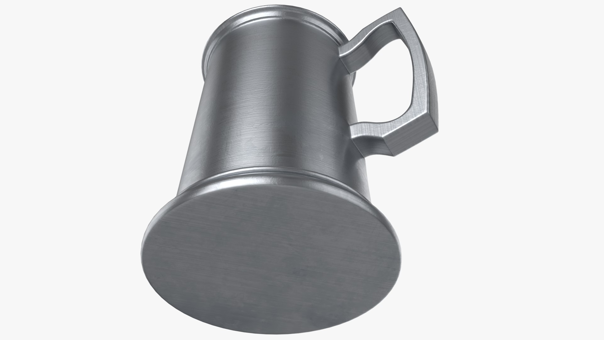 3D Straight Sided Pewter Tankard model - TurboSquid 1731617