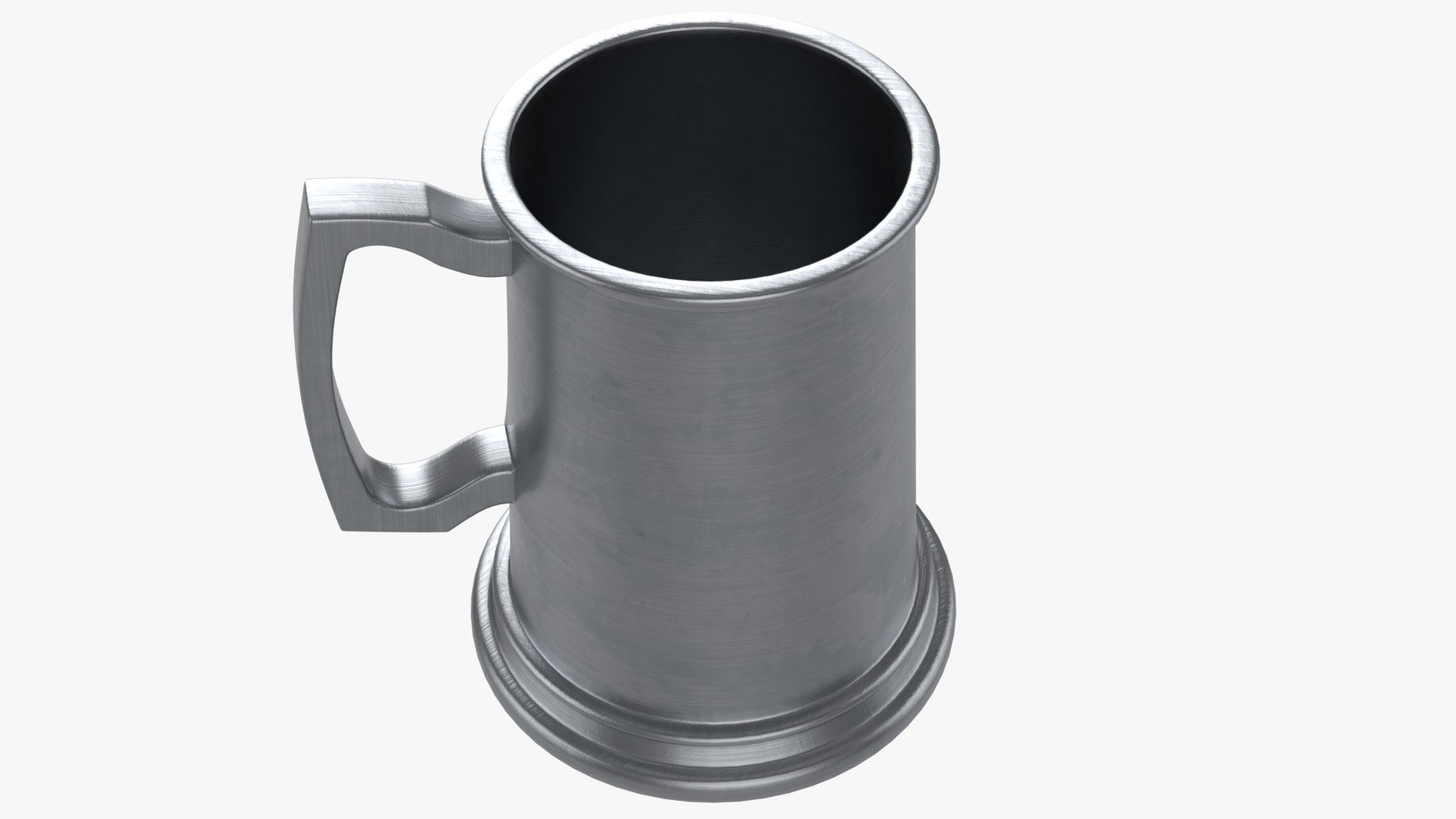 3D Straight Sided Pewter Tankard model - TurboSquid 1731617