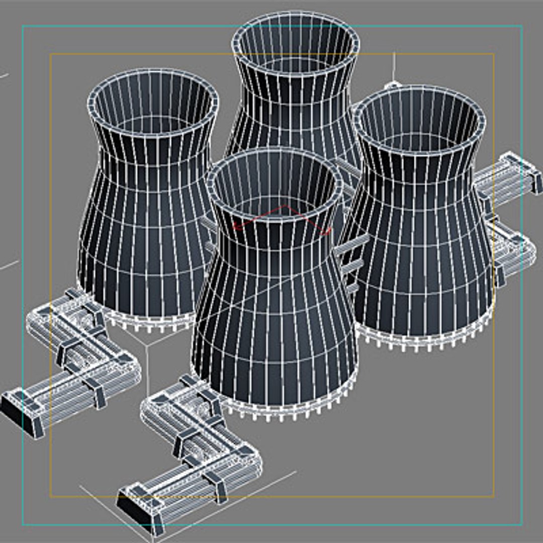 chimney industrial 3d model