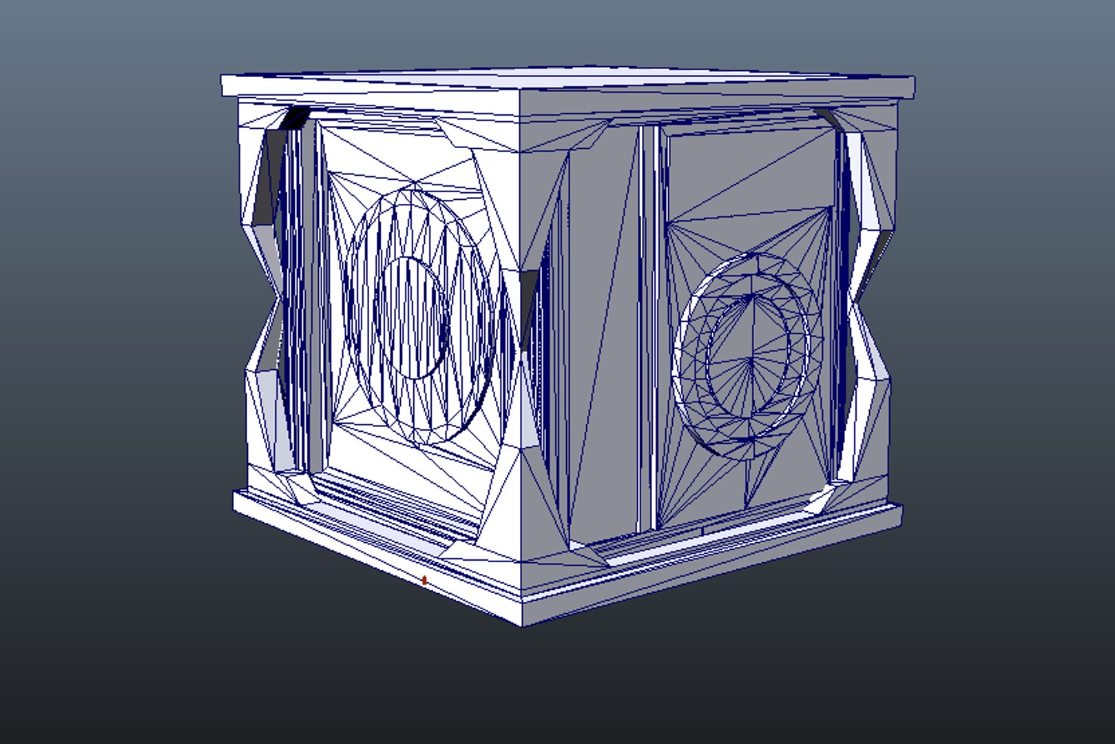 3d Sci-fi Crate Model