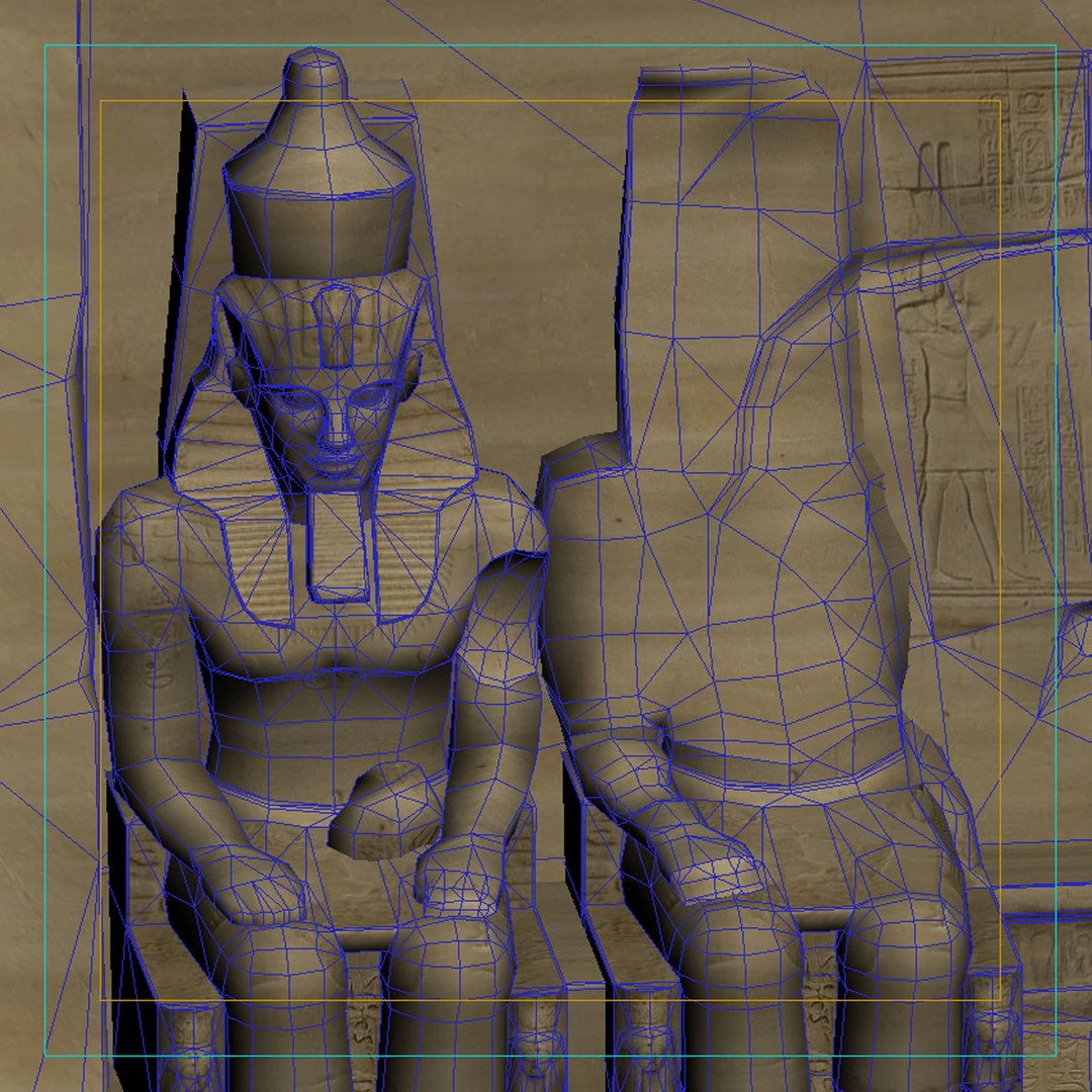 Abu Simbel M 3d Max