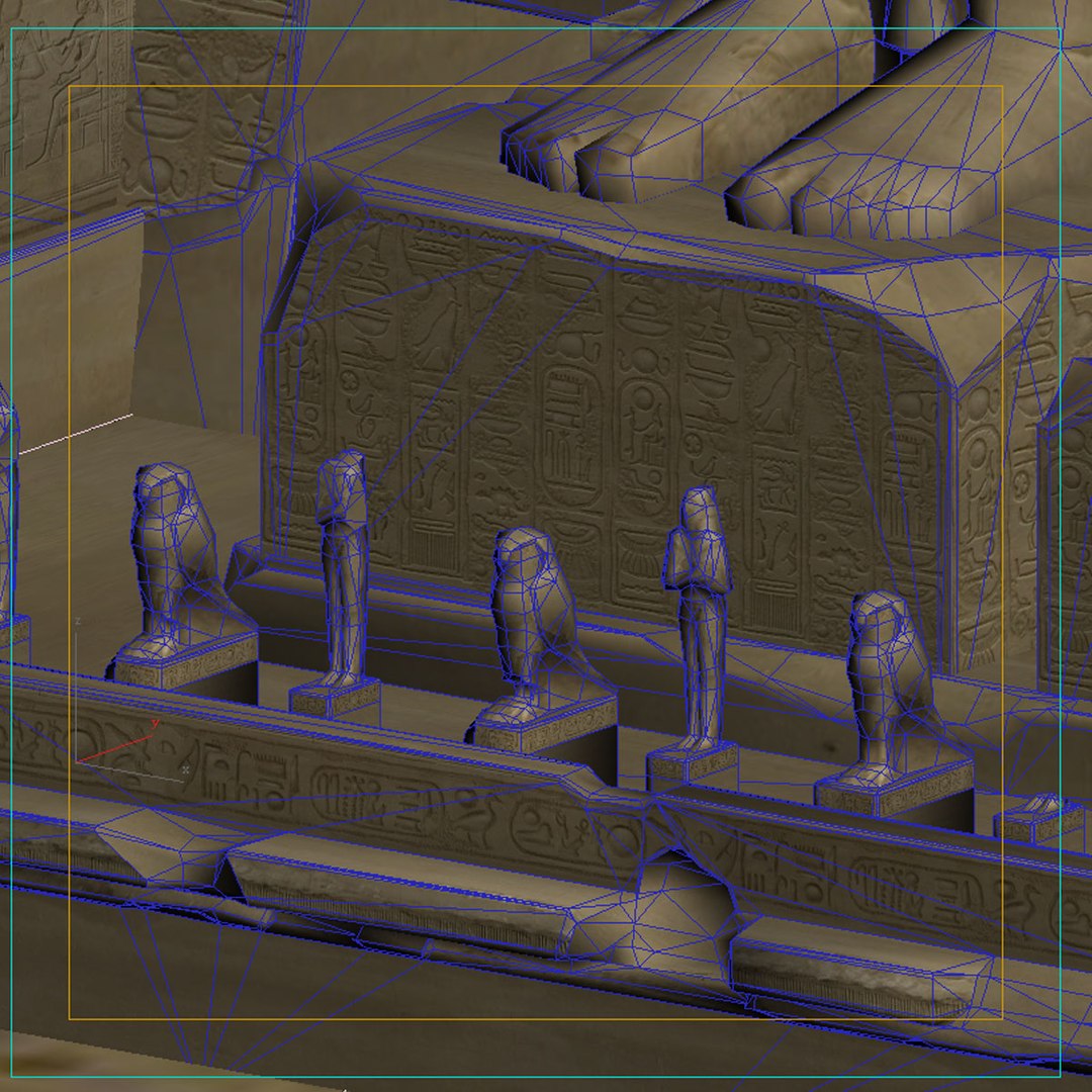 Abu Simbel M 3d Max