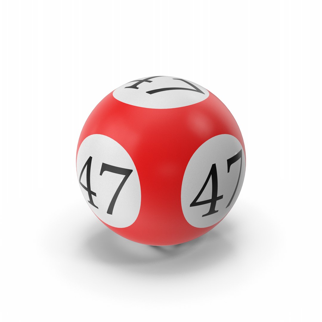 3D Bingo Ball 47 Model - TurboSquid 2415487