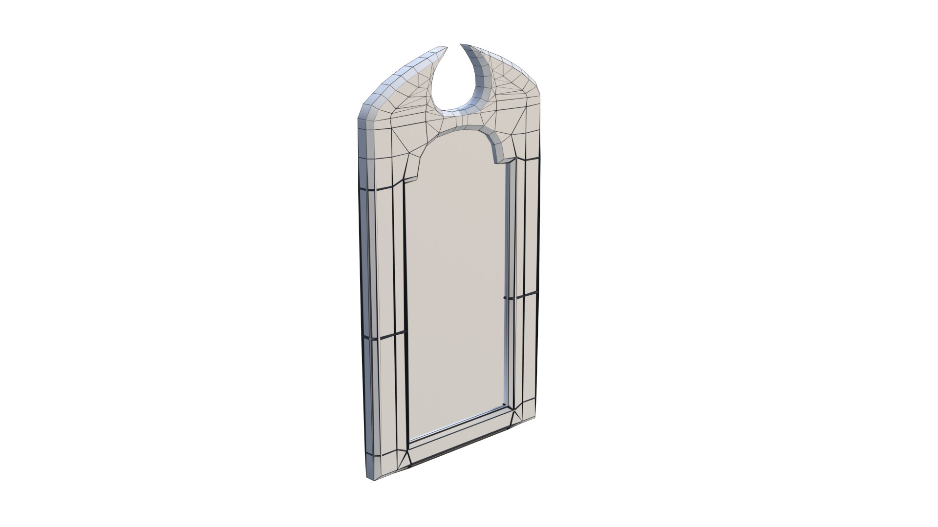 3D Low Poly Antique Cracked Mirror 3D Model Model - TurboSquid 2300197