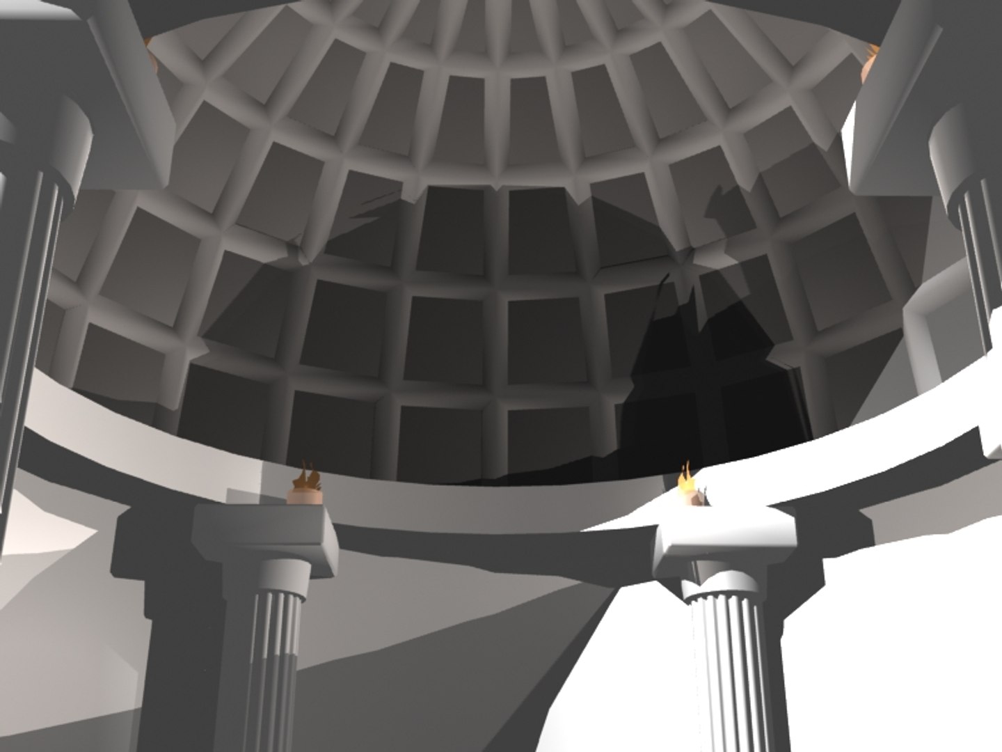 3d Roman Shrine
