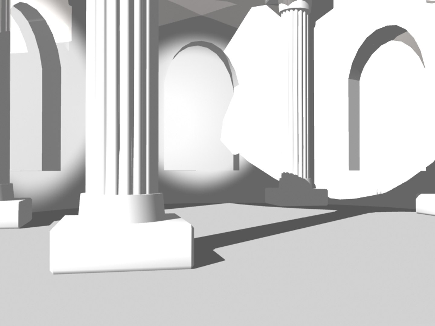3d Roman Shrine