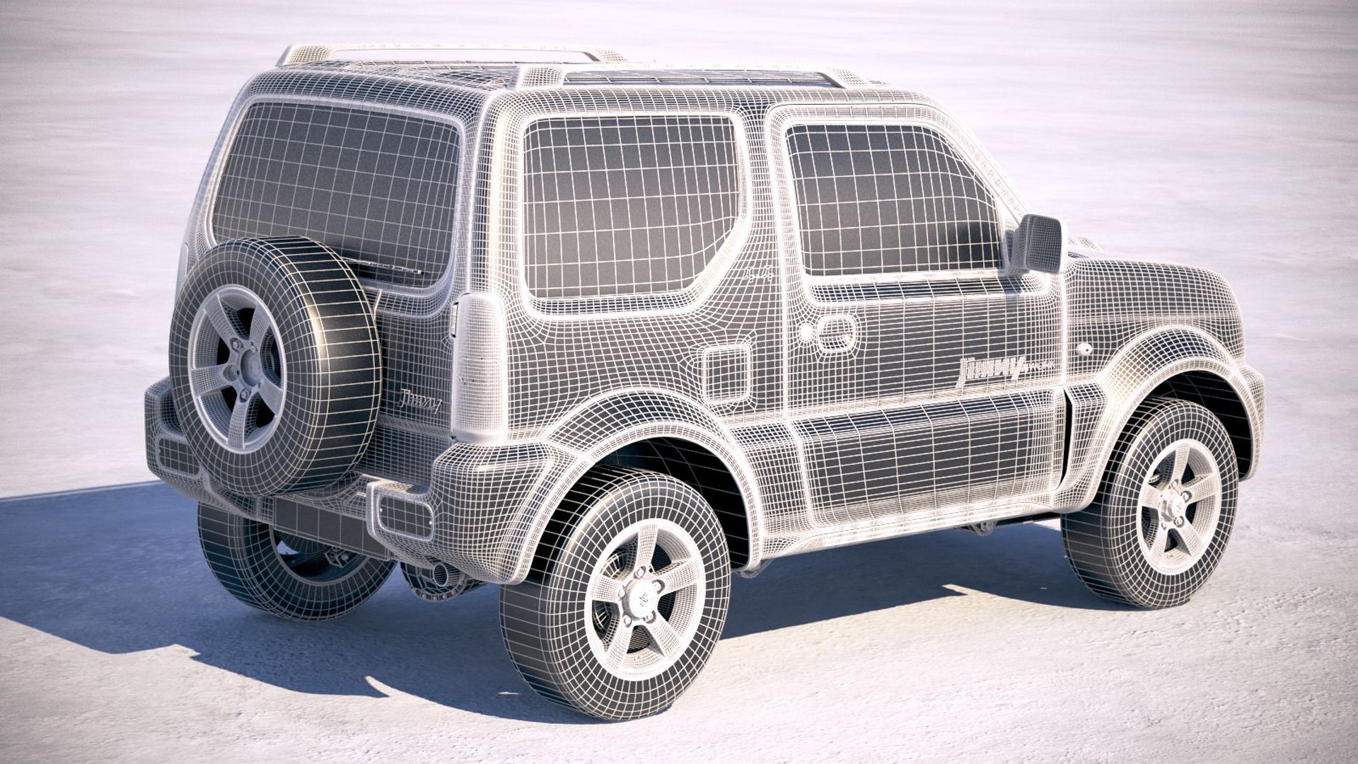 Suzuki Jimny 2018 3D Model - TurboSquid 1346182