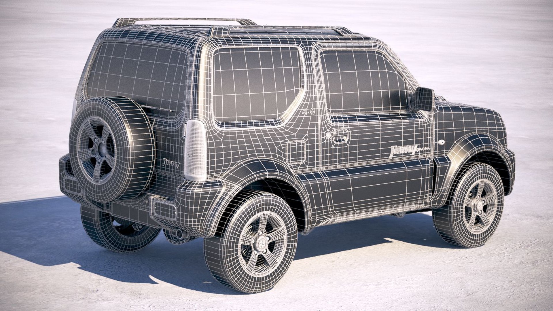 Suzuki Jimny 2018 3D Model - TurboSquid 1346182