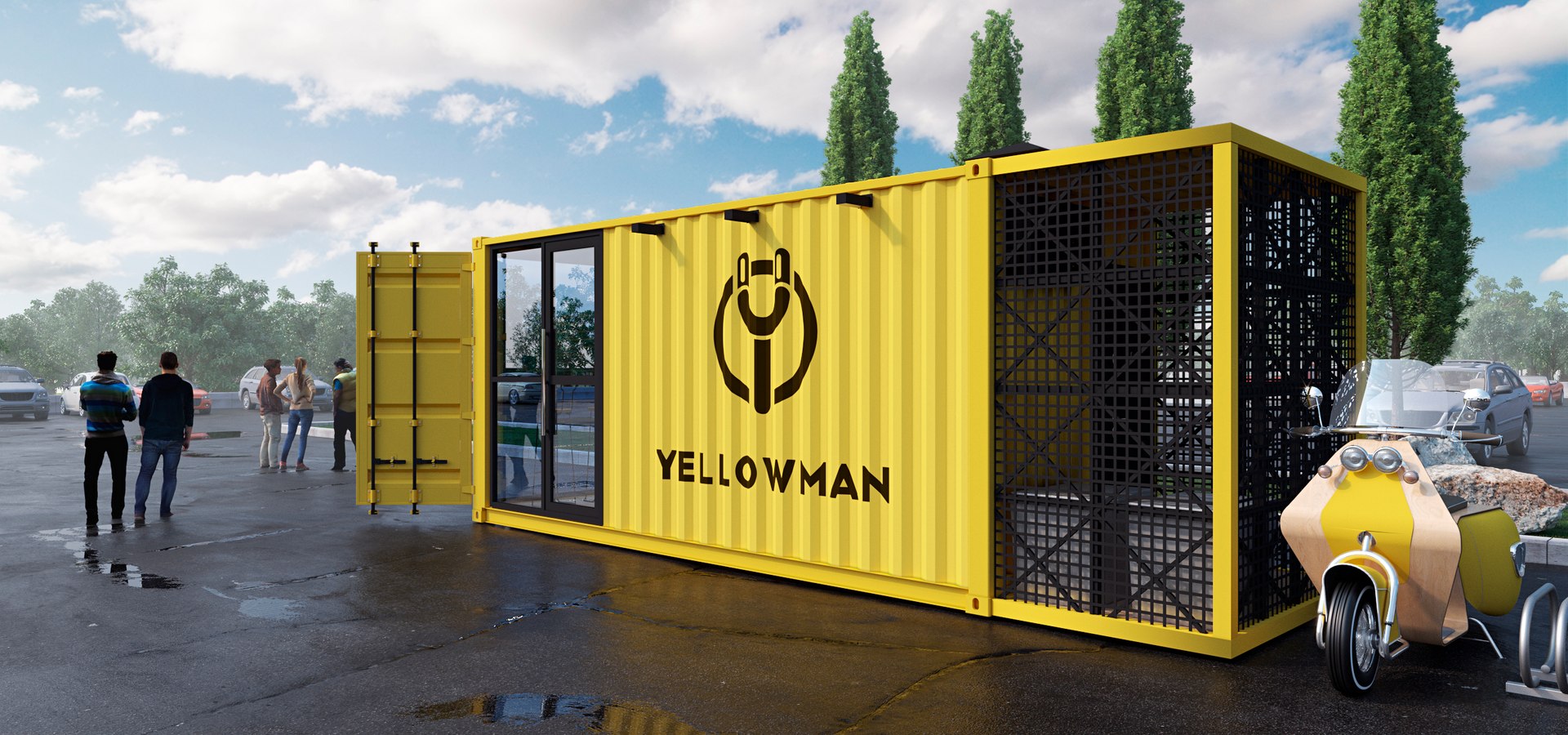 Street Container 3D Model - TurboSquid 1555674