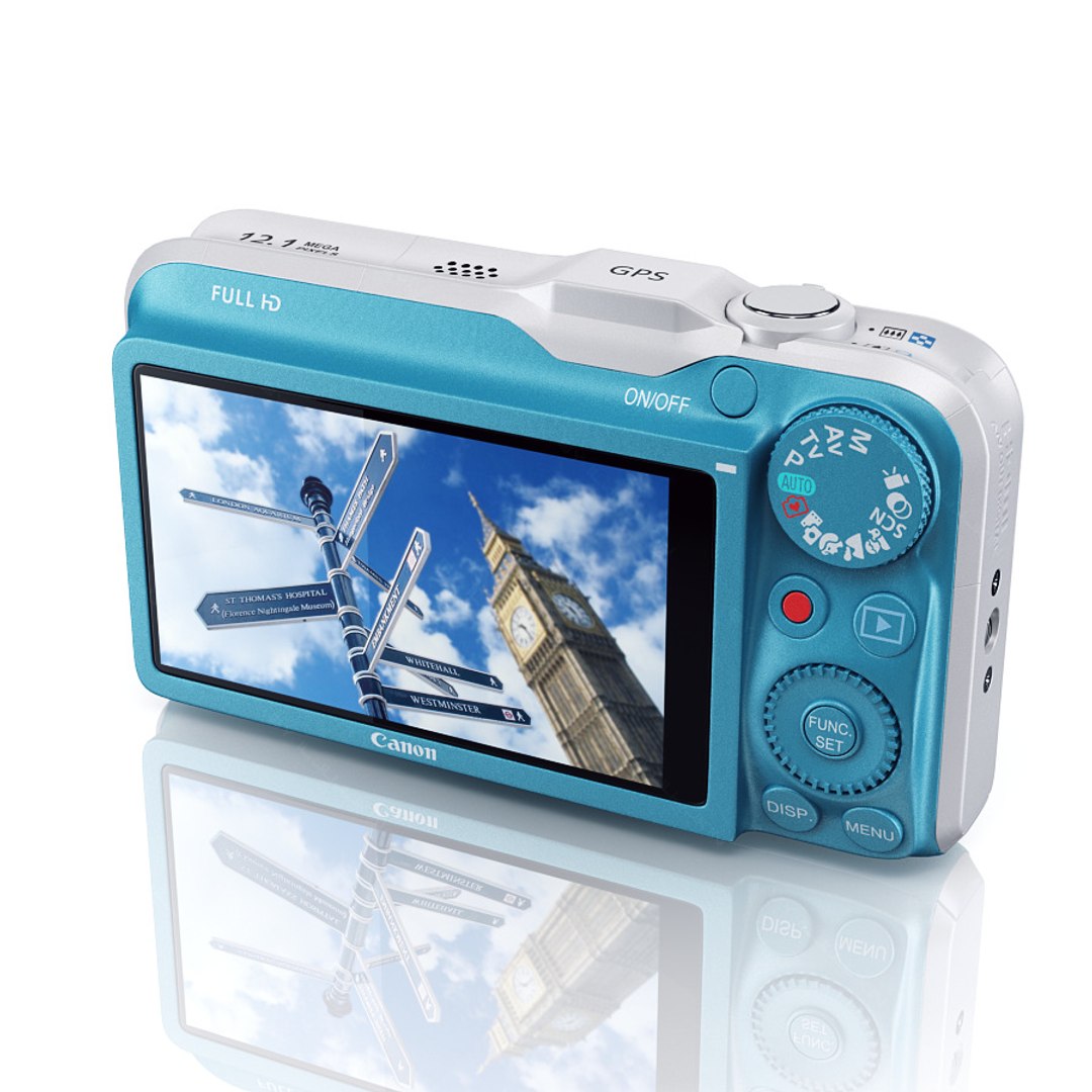 3ds max digital camera canon powershot