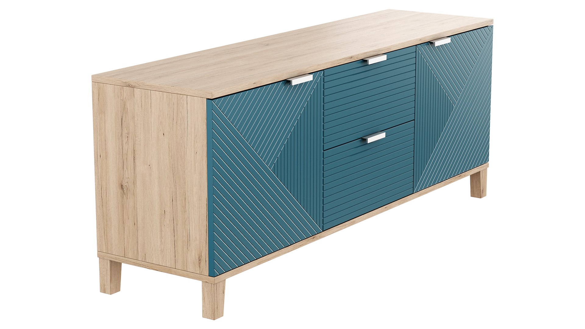 3D Model Chest Of Drawers Marvin Blue - TurboSquid 2042354