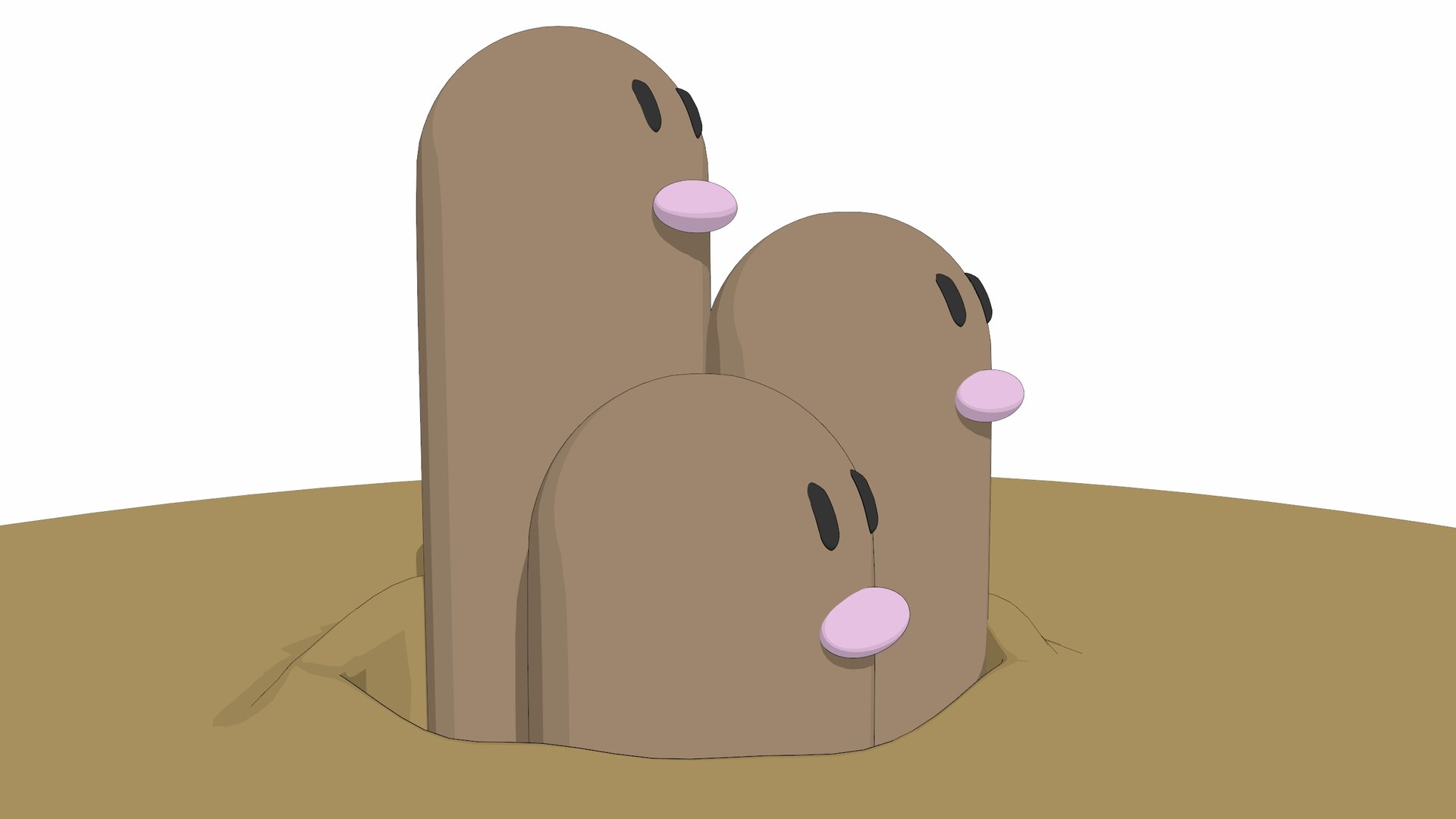 3d dugtrio