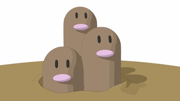 3d dugtrio