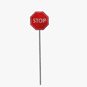 3D Stop Sign Models - Browse & Download Formats - TurboSquid