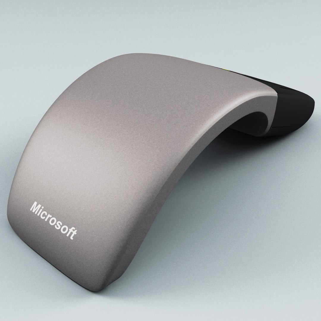Microsoft Arc Touch Mouse 3d C4d