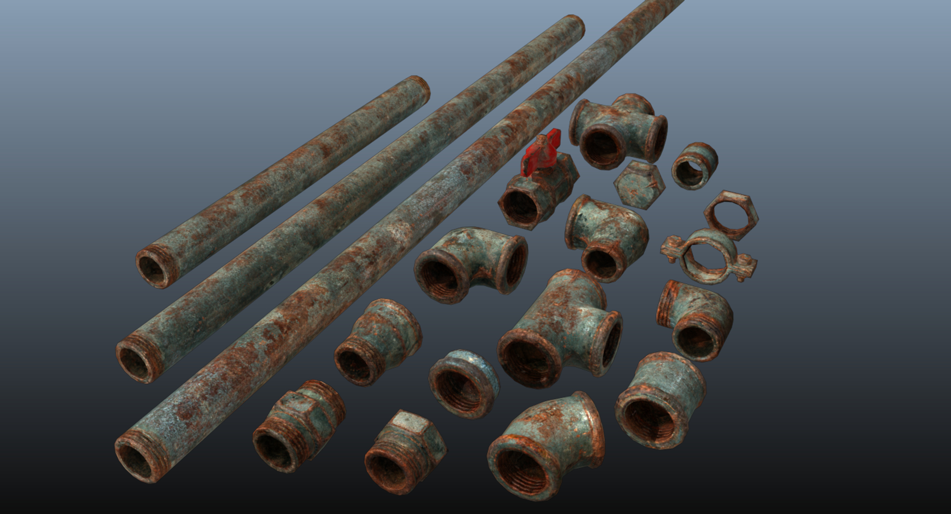 Pipes Pbr 3D Model - TurboSquid 1306062